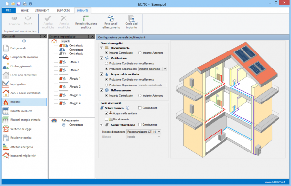 EC700 Energy performance of buildings » Edilclima Engineering & Software